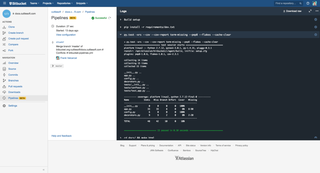 Bitbucket Pipelines, a First Impression - Cuttlesoft, Custom Software Developers